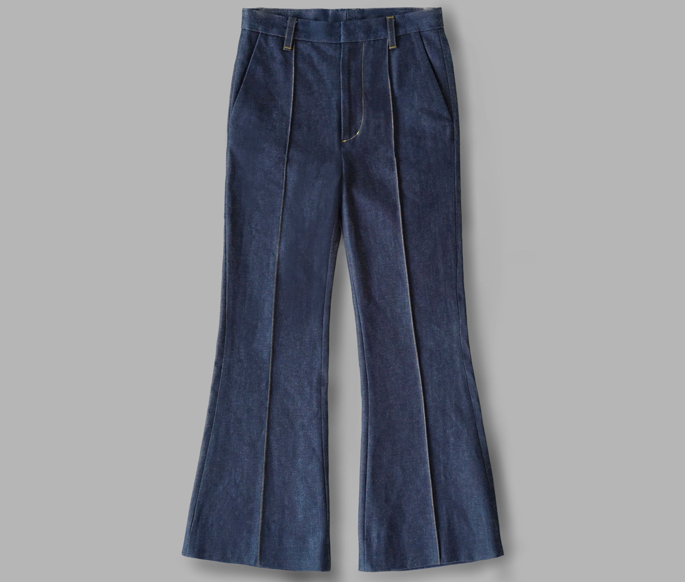 PINTUCK DENIM / LEATHER SLACKS – RYO TAKASHIMA
